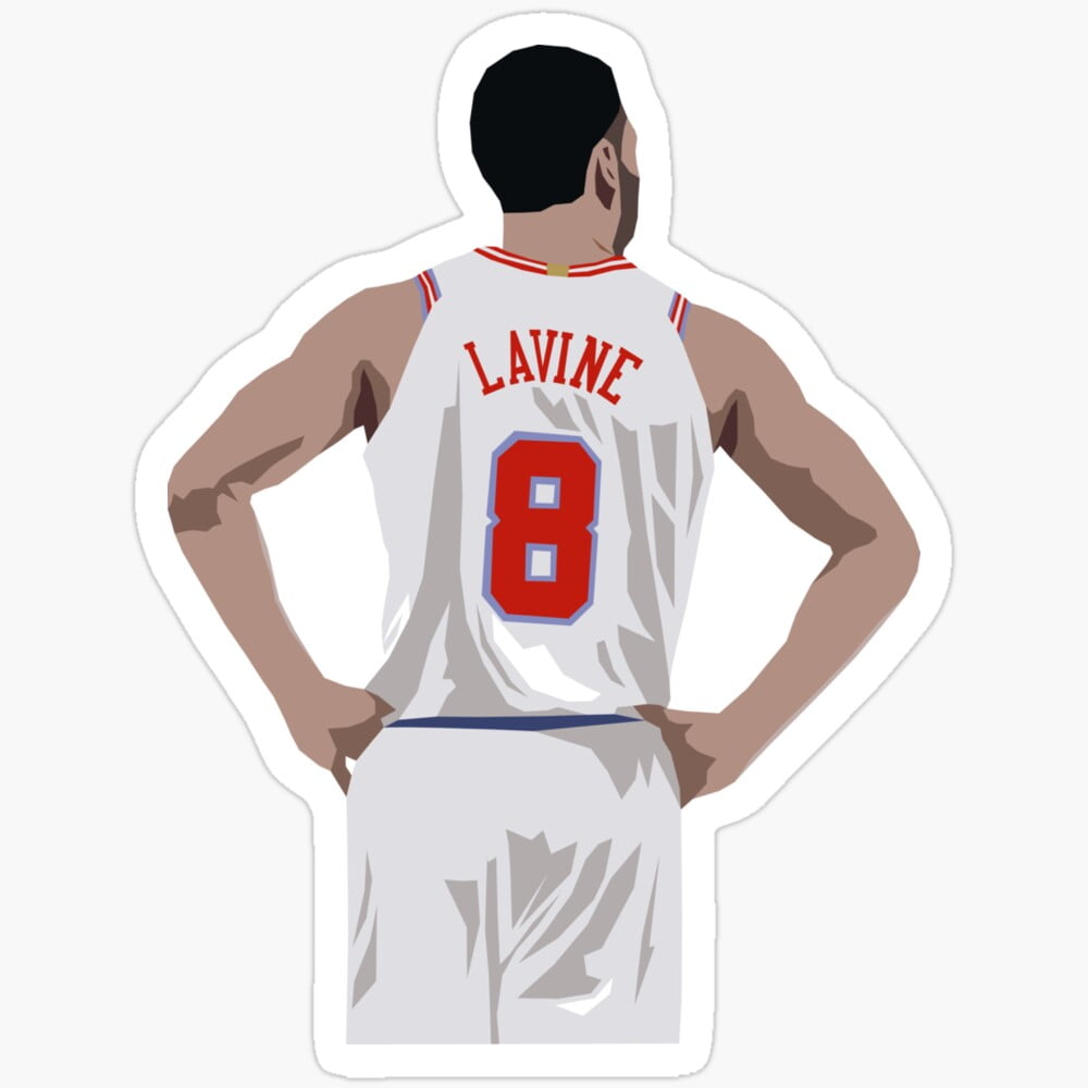 DOPASTICKER Zach Lavine Back-To Perfect Gift Everyone Phone Decal Water ...