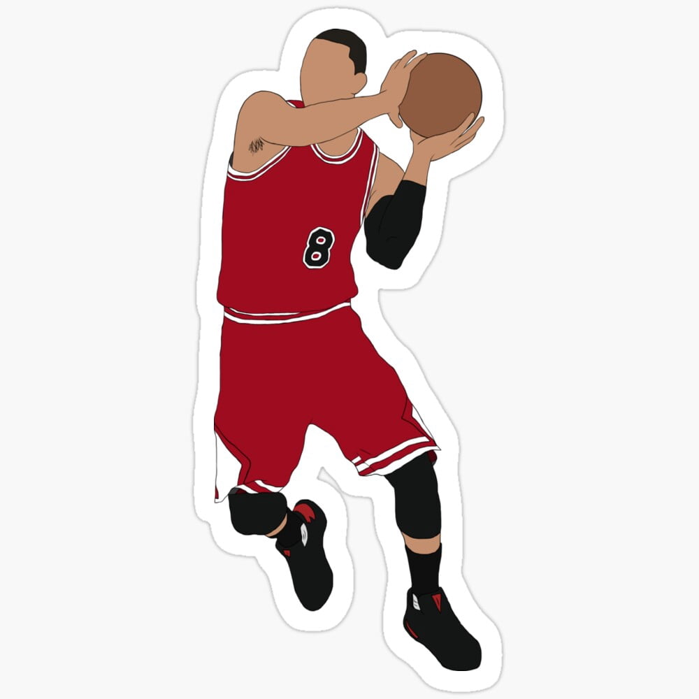 DOPASTICKER Zach Lavine Dunk Perfect Gift Everyone Phone Decal Water ...