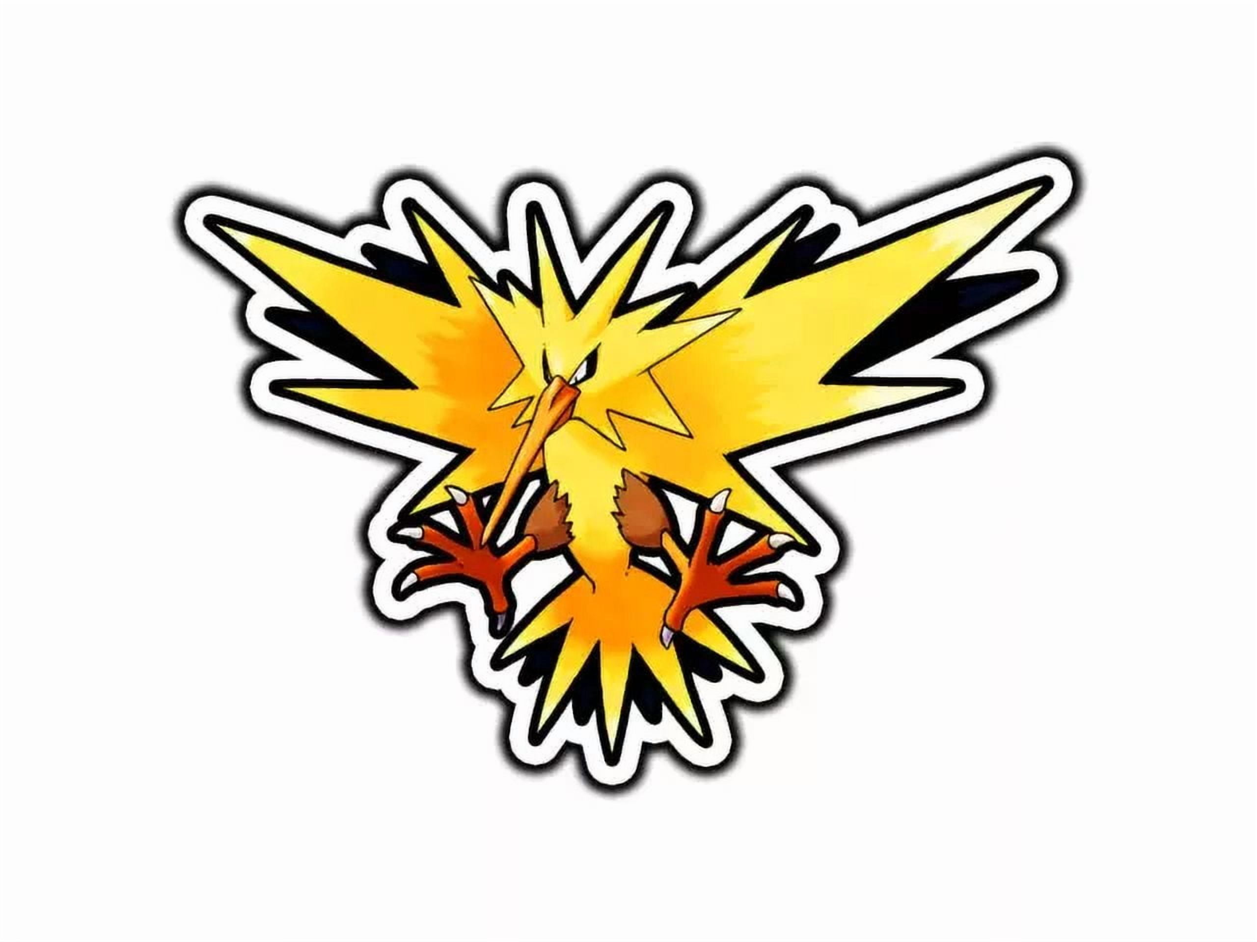 DOPASTICKER Zapdos Decorative Laptop, Phone Stickers, Waterproof Decals ...