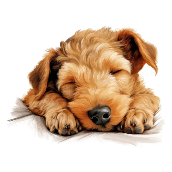 DOPASticker Set Cute Sleeping Dog Car Sticker Puppy Laptop Decoration ...