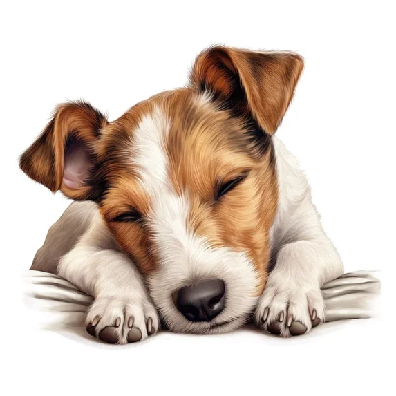 DOPASticker Set Cute Sleeping Dog Car Sticker Puppy Laptop Decoration ...