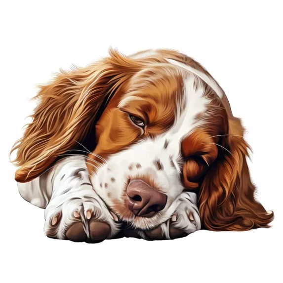 DOPASticker Set Cute Sleeping Dog Car Sticker Puppy Laptop Decoration ...