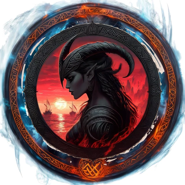 DOPASticker Valkyrie Viking Warrior Car Sticker Valkyrie Norse Phone ...