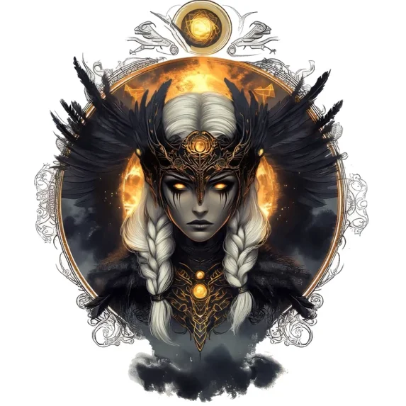 DOPASticker Valkyrie Viking Warrior Car Sticker Valkyrie Norse Phone ...