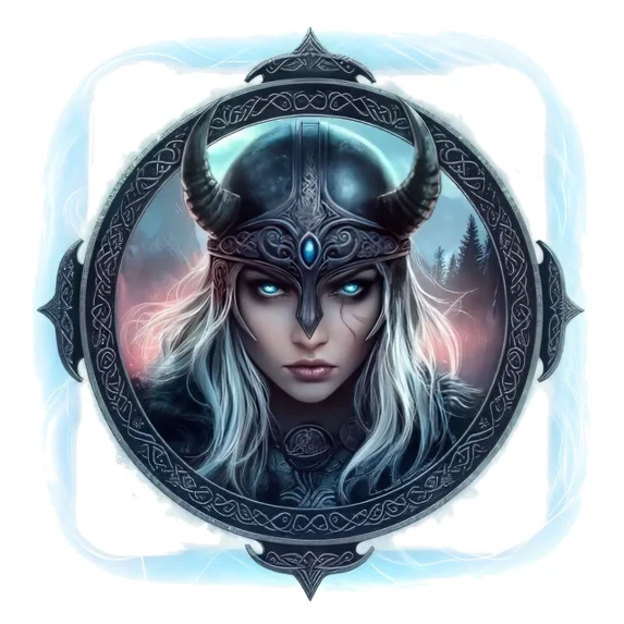 DOPASticker Valkyrie Viking Warrior Car Sticker Valkyrie Norse Phone ...