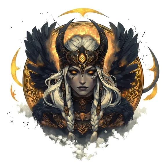 DOPASticker Valkyrie Viking Warrior Car Sticker Valkyrie Norse Phone ...