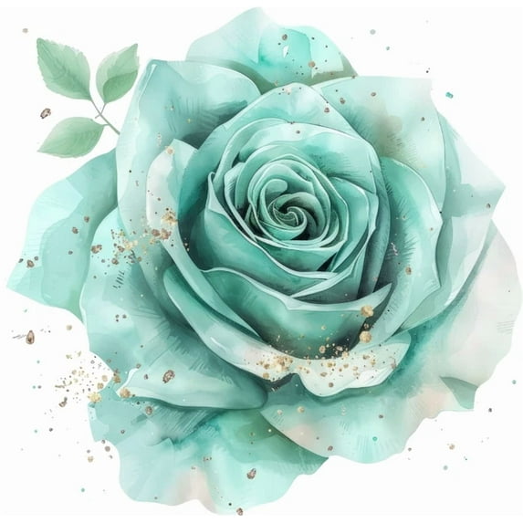 DOPAStickers Golden Flower Car Sticker Gold Glowing Floral Decoration ...