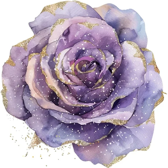 DOPAStickers Golden Flower Car Sticker Gold Glowing Floral Decoration ...