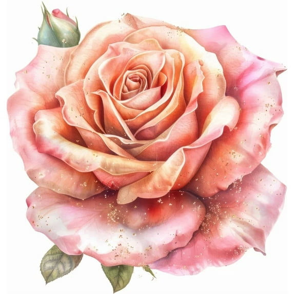 DOPAStickers Golden Flower Car Sticker Gold Glowing Floral Decoration ...