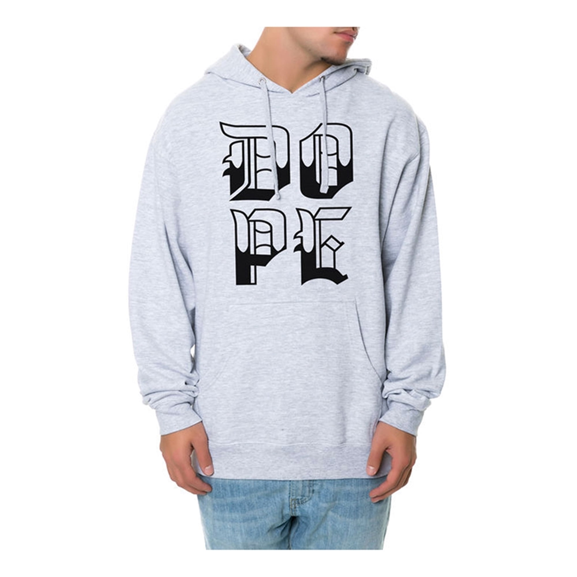 DOPE Mens The Mob Hoodie Sweatshirt, Grey, X-Large - Walmart.com