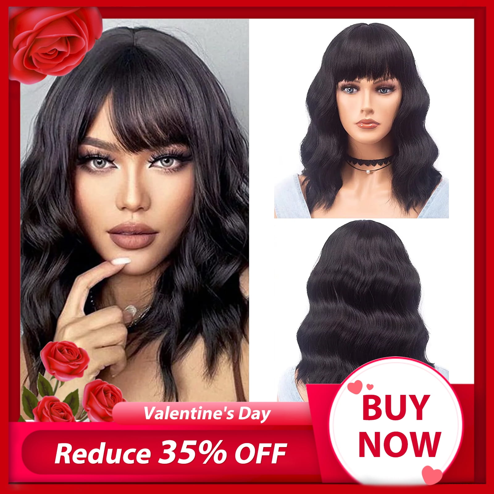 DOPI Brazilian Virgin Hair Full Lace Cap Band Human Hair Wigs For Black ...