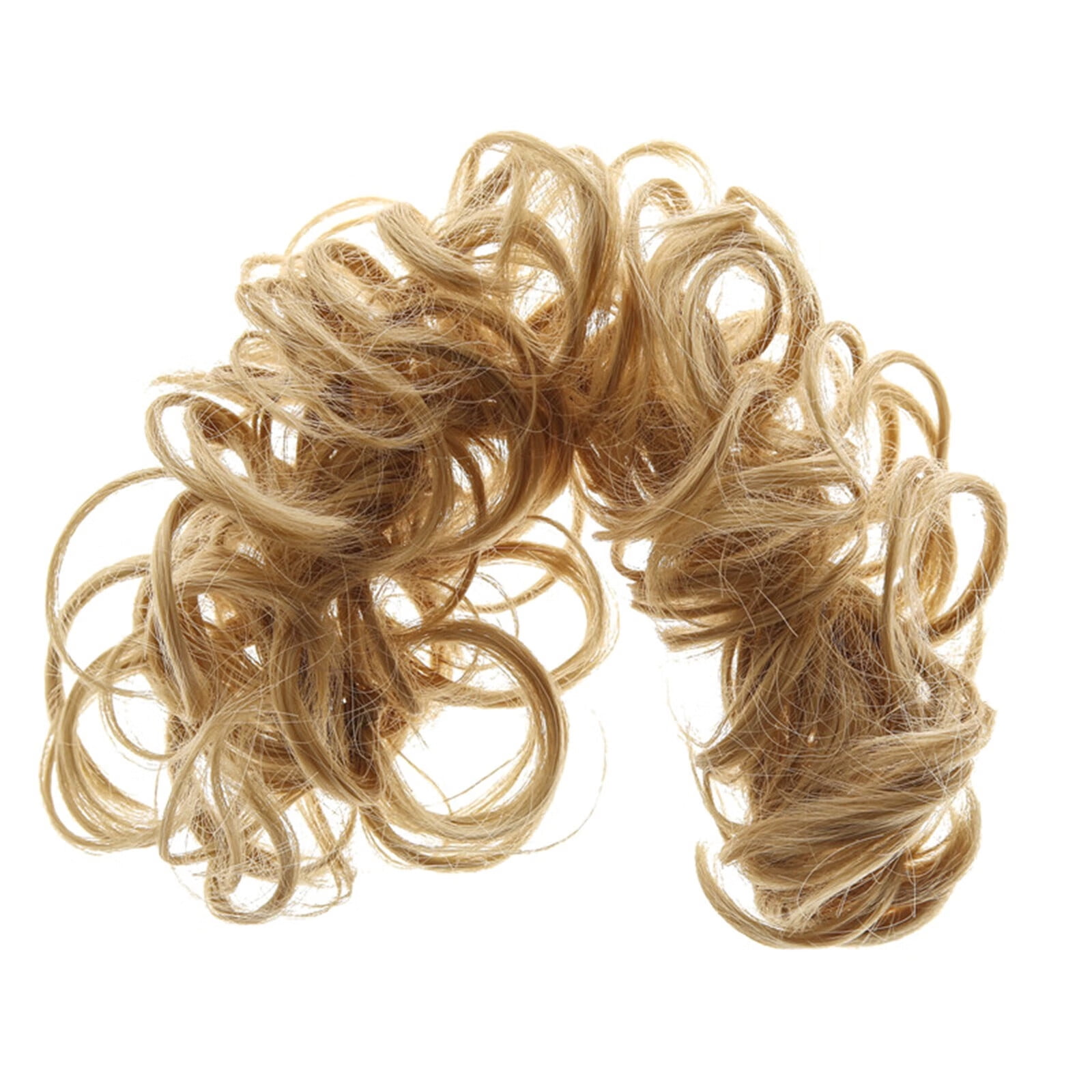 DOPI Bun Messy Wavy Synthetic Hair Extensions Donut Hairpieces Curly ...