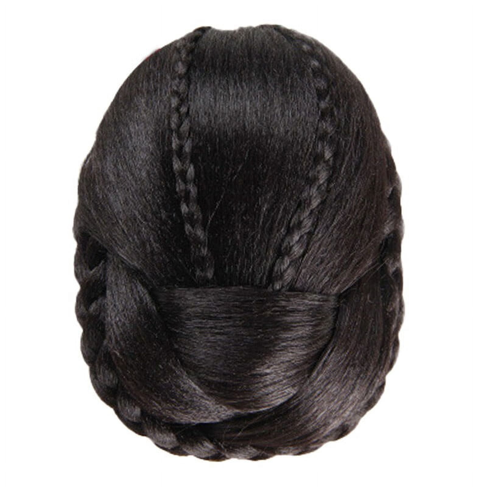 DOPI Hair Braided Wig Bun BK - Walmart.com