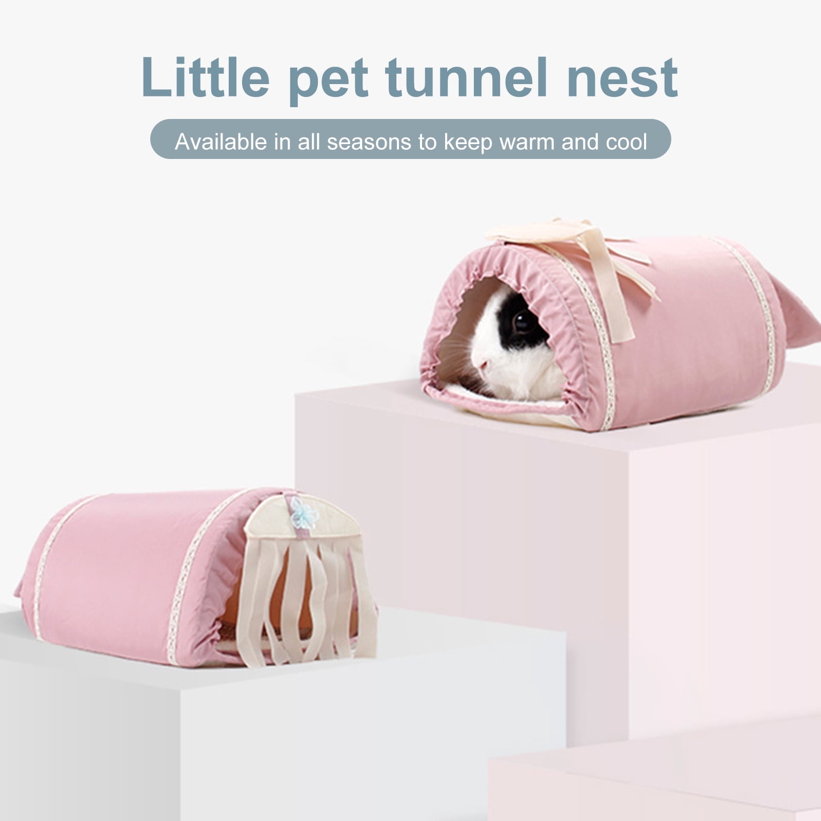 DOPI Pet Nest Semi-closed Design Pet Hideout Skin-friendly Dual-use ...