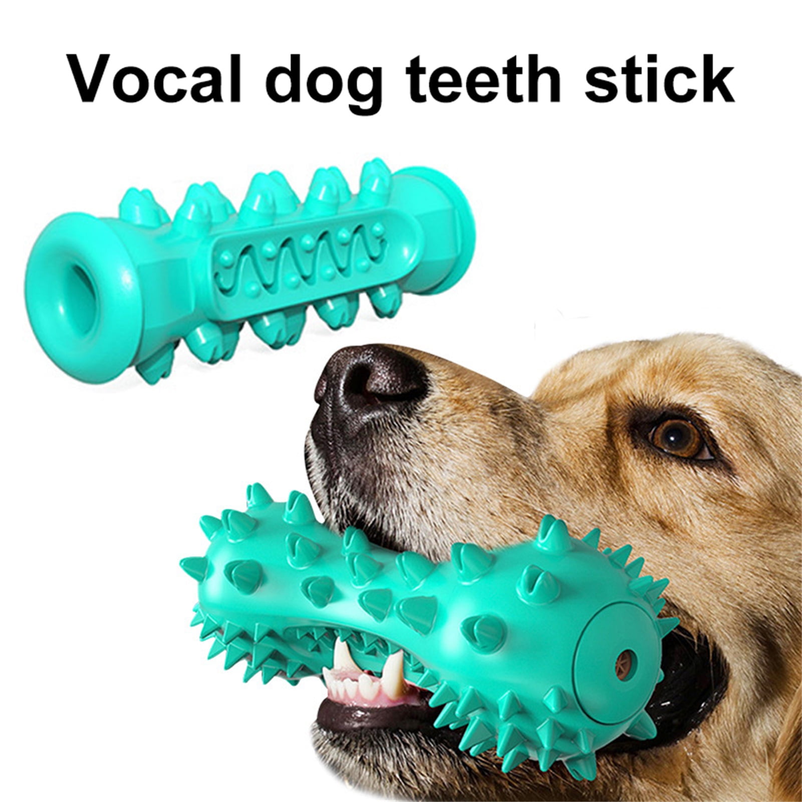 DOPI Practical Sawtooth Surface Dog Chew Toy Elastic Pressure ...