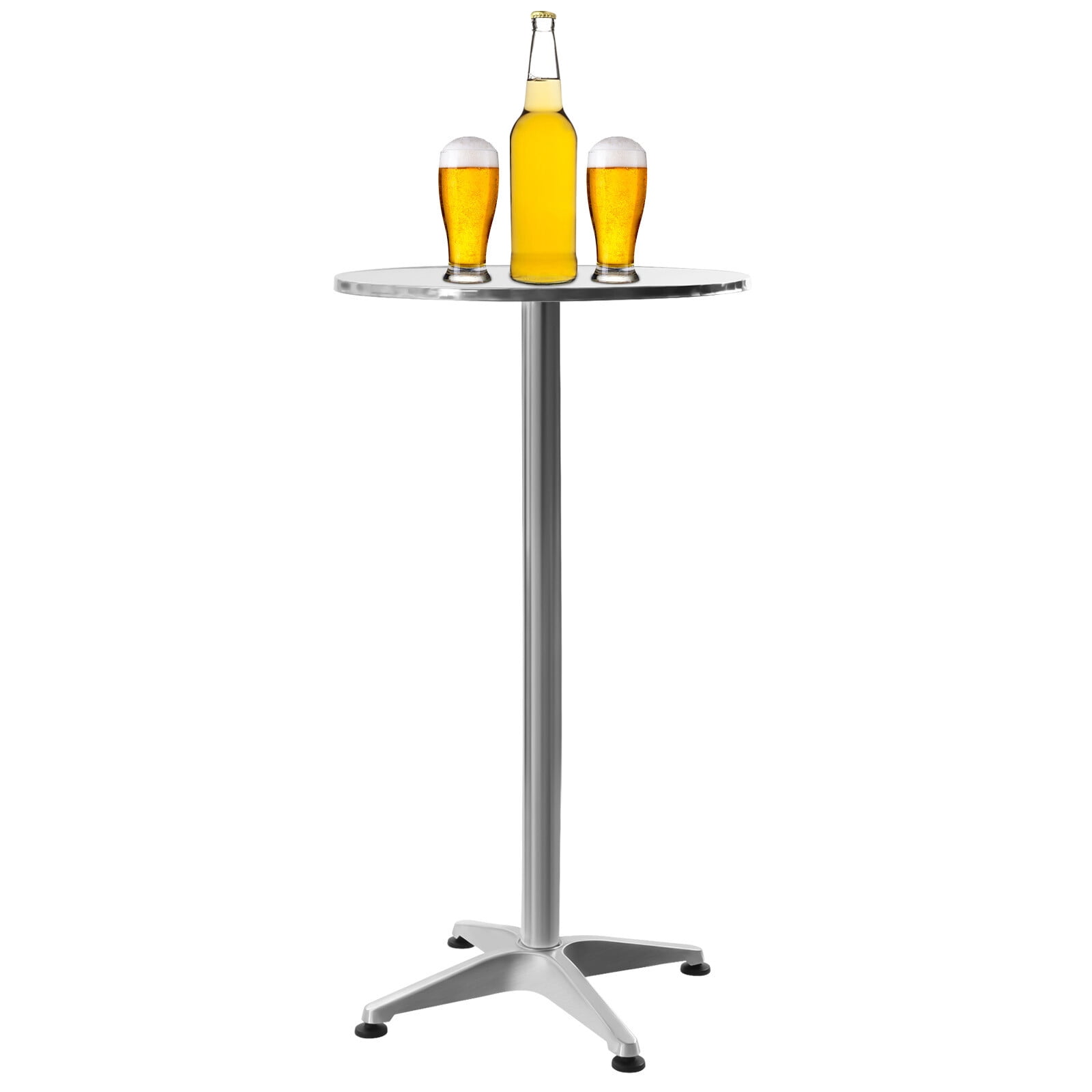 DOPIUY Folding Cocktail Table Bar Height with Flip-Up Top for Dining ...