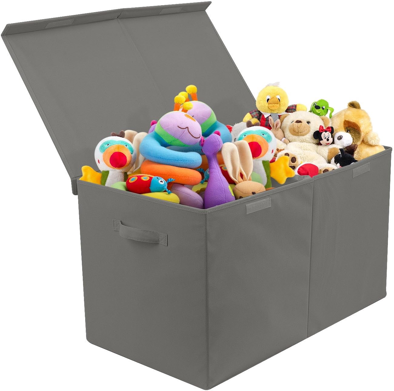 DOPIUY Toy Chest with Flip-Top Lid, Kids Collapsible Storage for ...