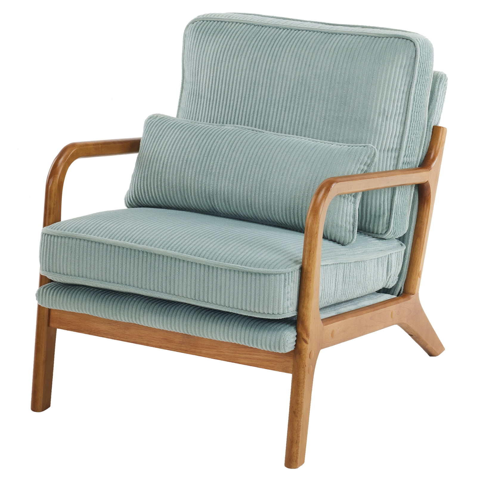 DOPIUY Upgraded Premium Corduroy Accent Chair,Upholstered Arm Chair ...