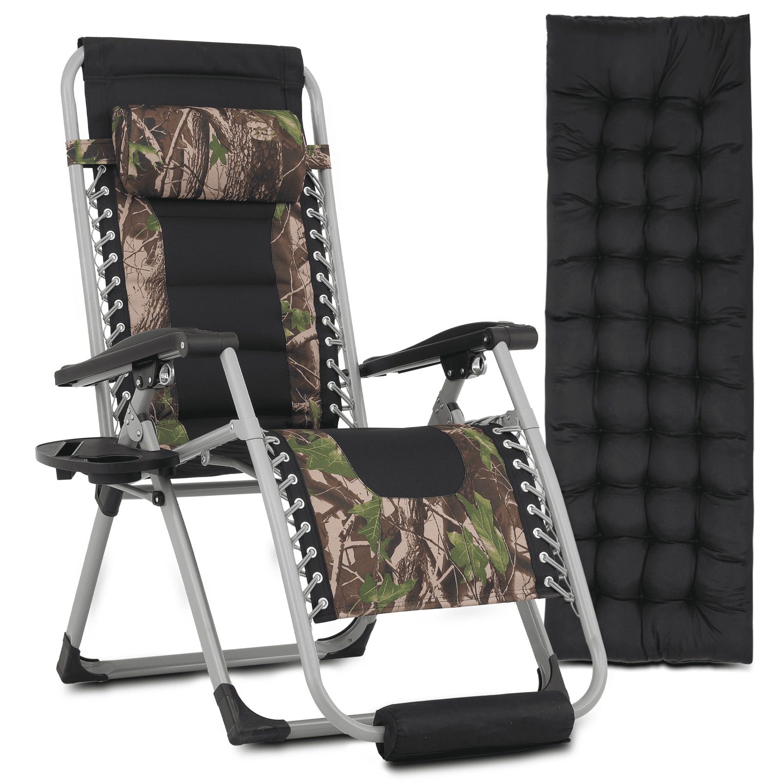 DOPIUY-Zero Gravity Outdoor Lounge Chair with Removable Cushion, 25 ...
