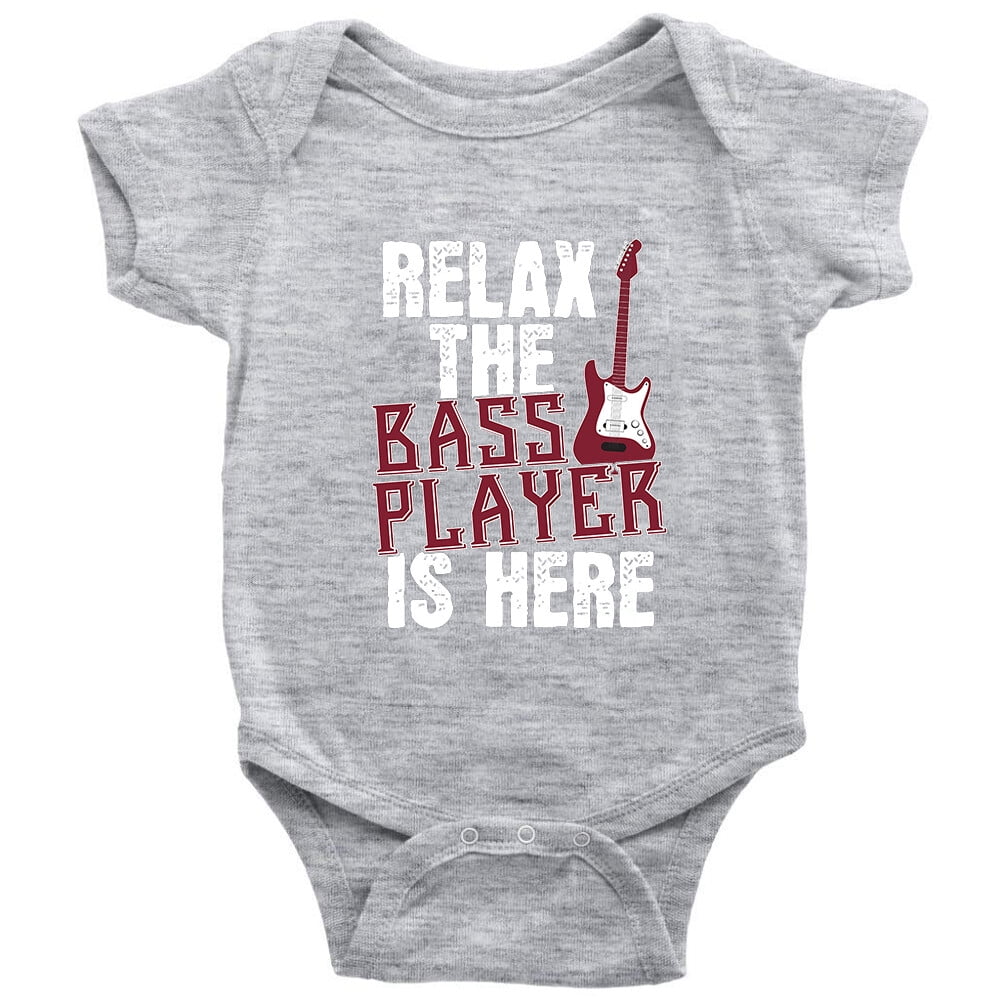 DOQOSESHY Funny Bassist Gift Relax The Bass Player Is Here Baby ...