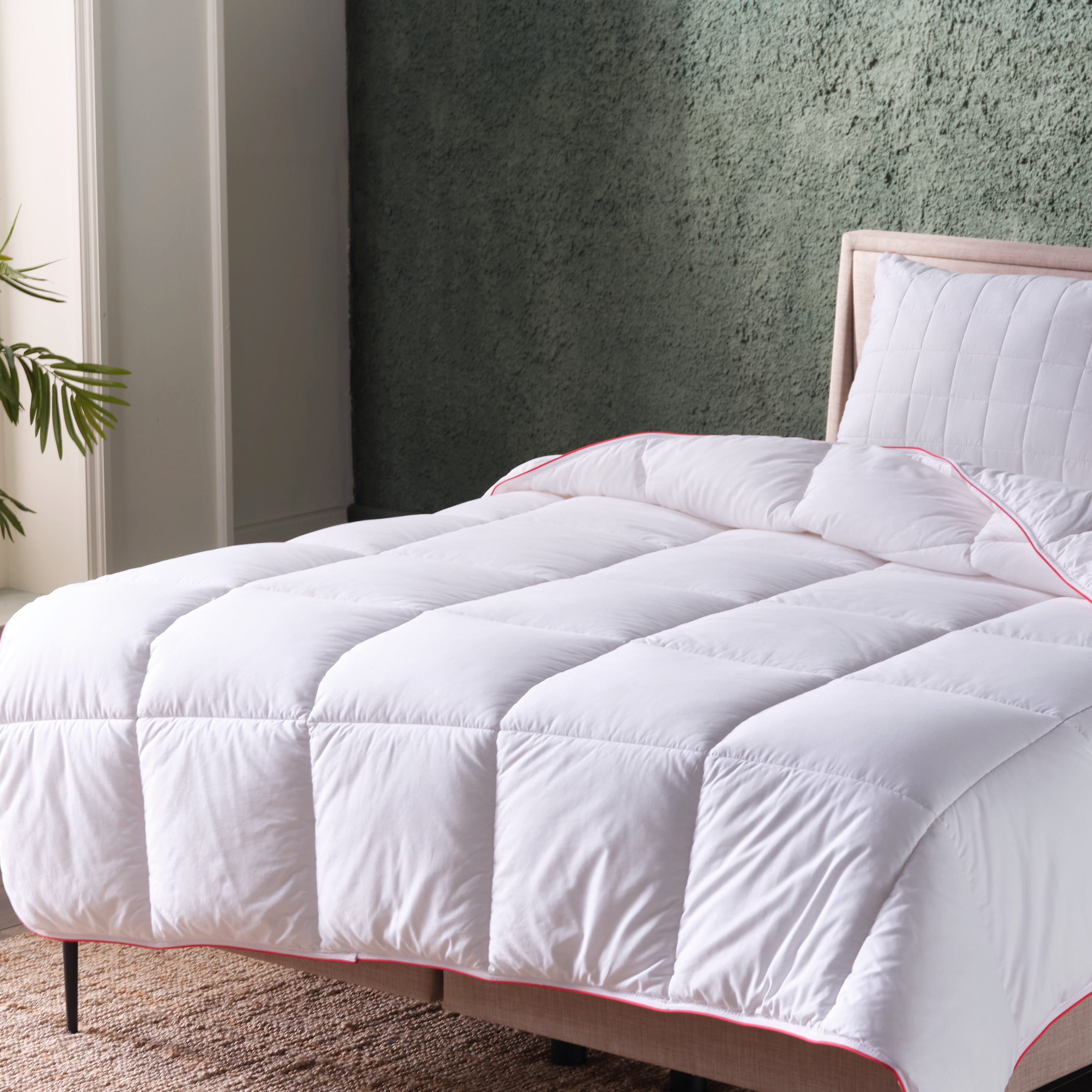 DOQU Home Cotton Duvet Insert 350 GSM White Comforter Ultra Soft Quilt ...