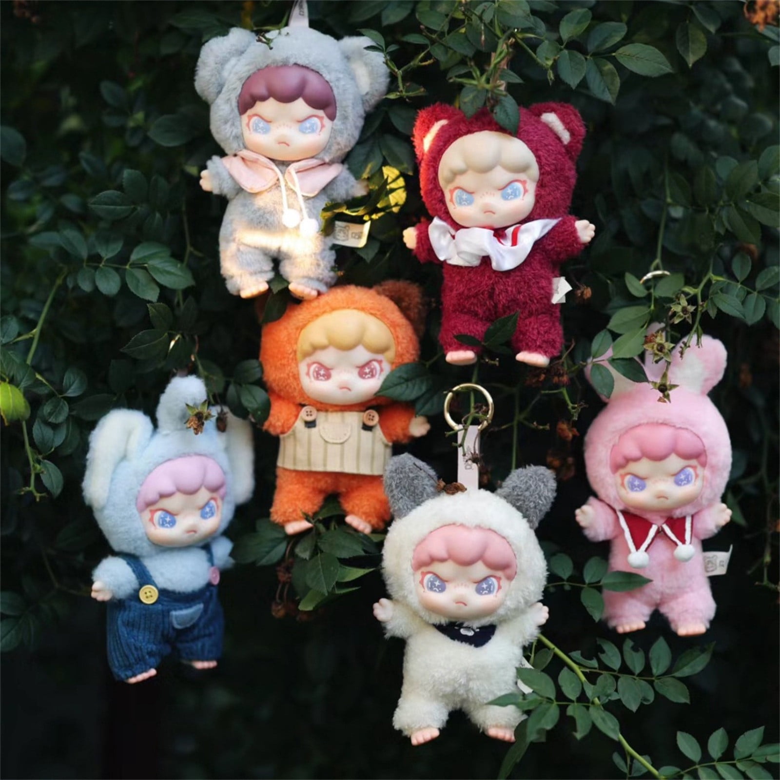 DORA Animals Series Vinyl Plush Keychain Blind Box – 1PC Random Cute ...