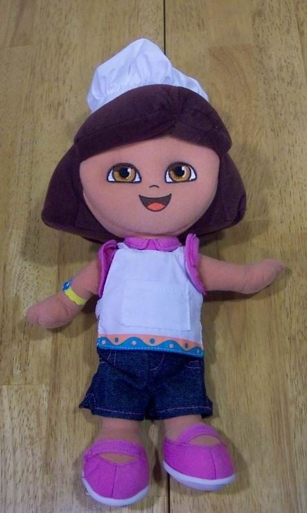 DORA THE EXPLORER AS CHEF 13" Plush Stuffed Animal - Walmart.com