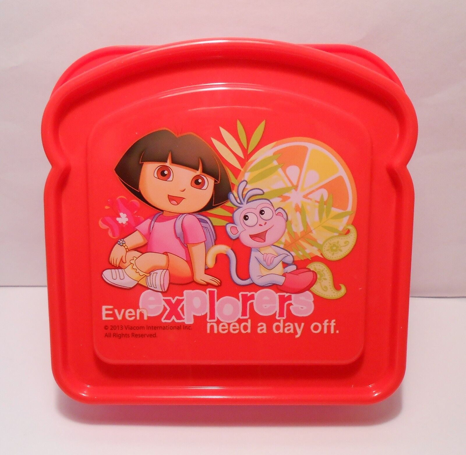 DORA THE EXPLORER Sandwich Container Snack Treat Storage Box - Walmart.com