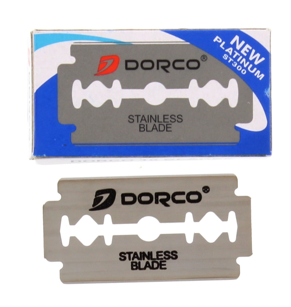 DORCO ST-300 Standard Safety Double Edge Razor Blades for Smooth ...