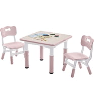 GDLF Kids Art and Craft Drawing Coloring Table Set with Chairs, Large ...