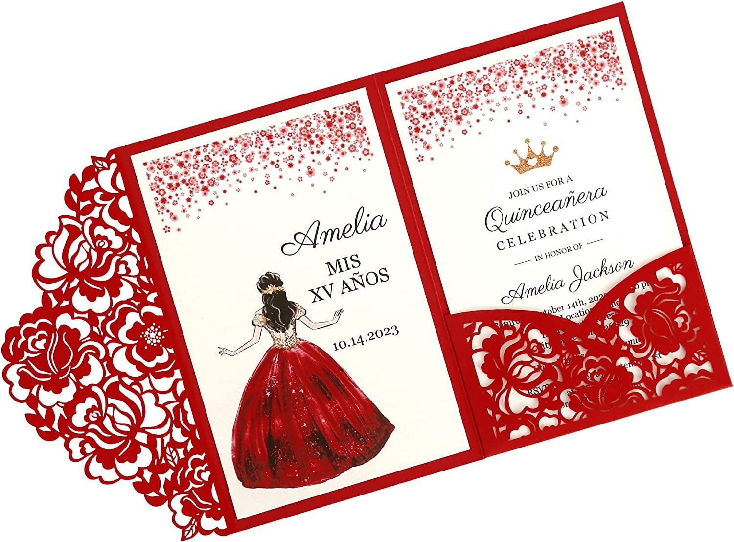 Quinceanera Star Invitations