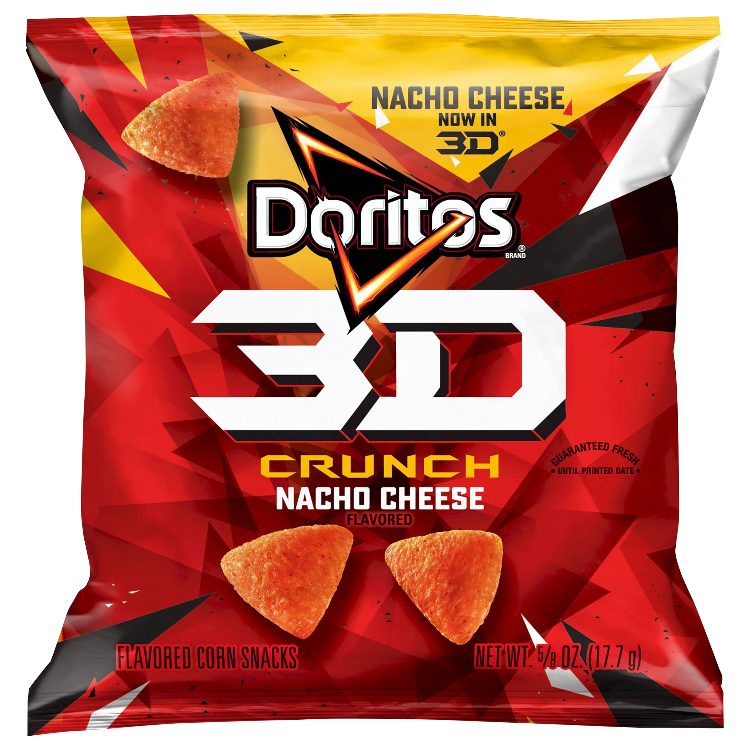 DORITOS® 3D Crunch Nacho Cheese .625OZ - Walmart.com