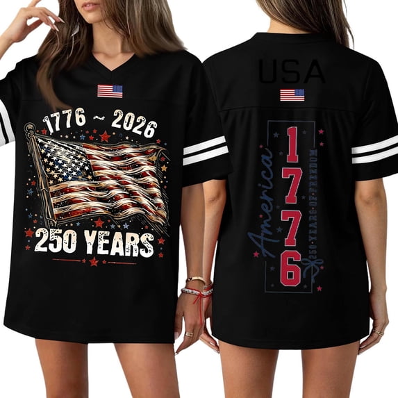 DORKASM 250th Anniversary Tops Short Sleeve Liberty American Flag ...