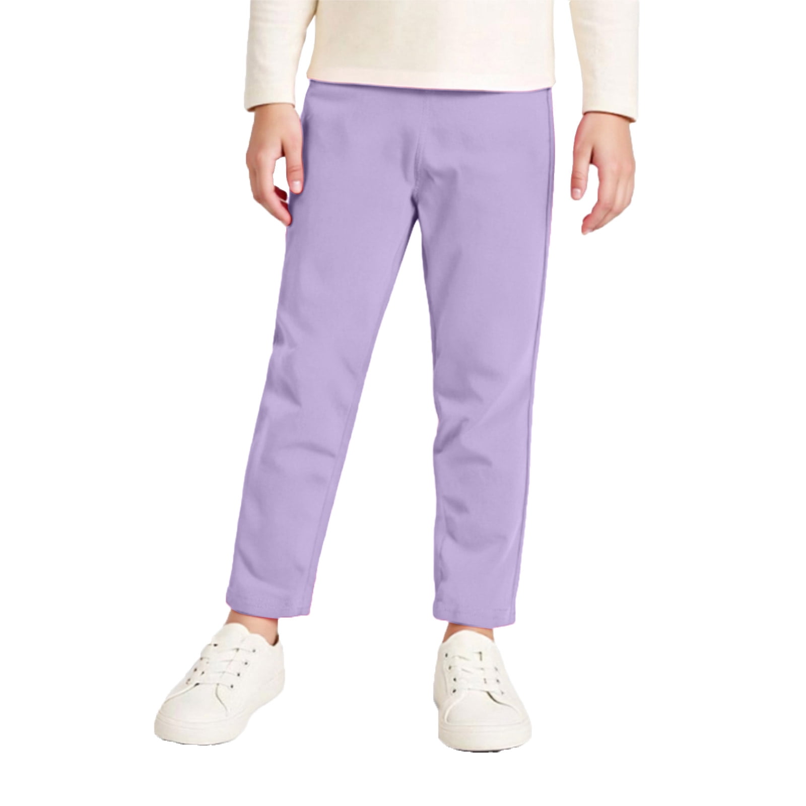DORKASM Girls Skinny Leggings Pencil Pants: Elastic Casual Daily ...
