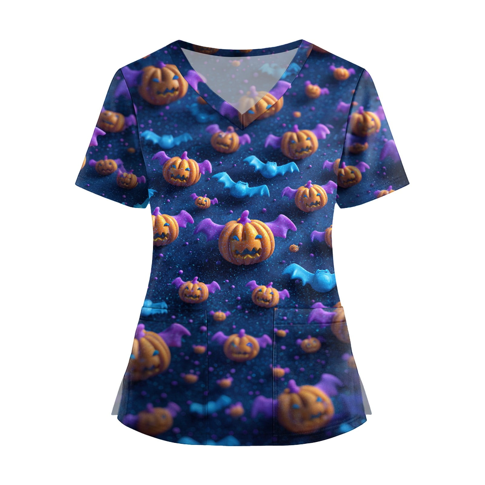 DORKASM Halloween Medical Shirt for Adult Skeleton Graphic de V Neck ...