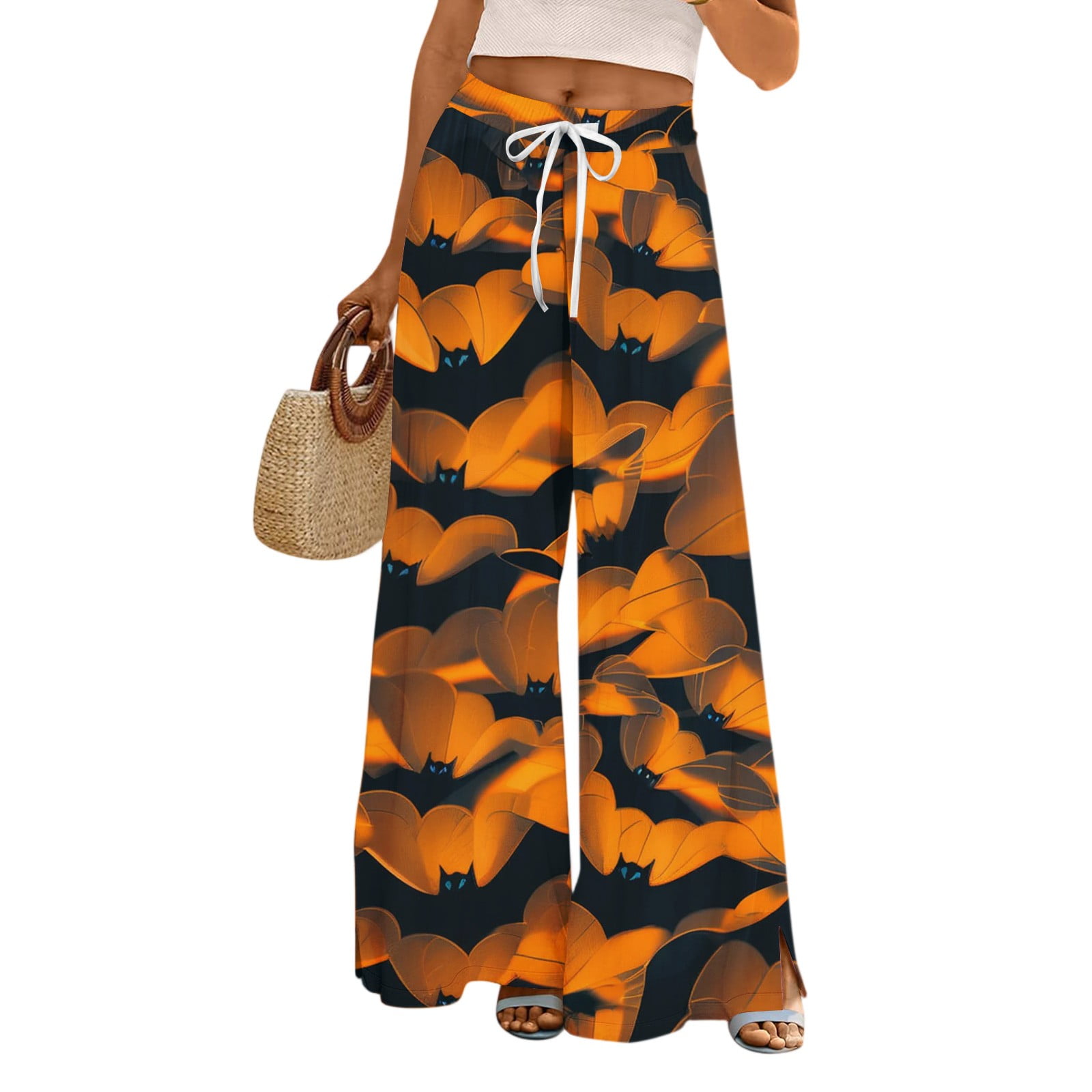 DORKASM Halloween Pajama Pants for Women Spooky Loose Cute Pj Pants ...