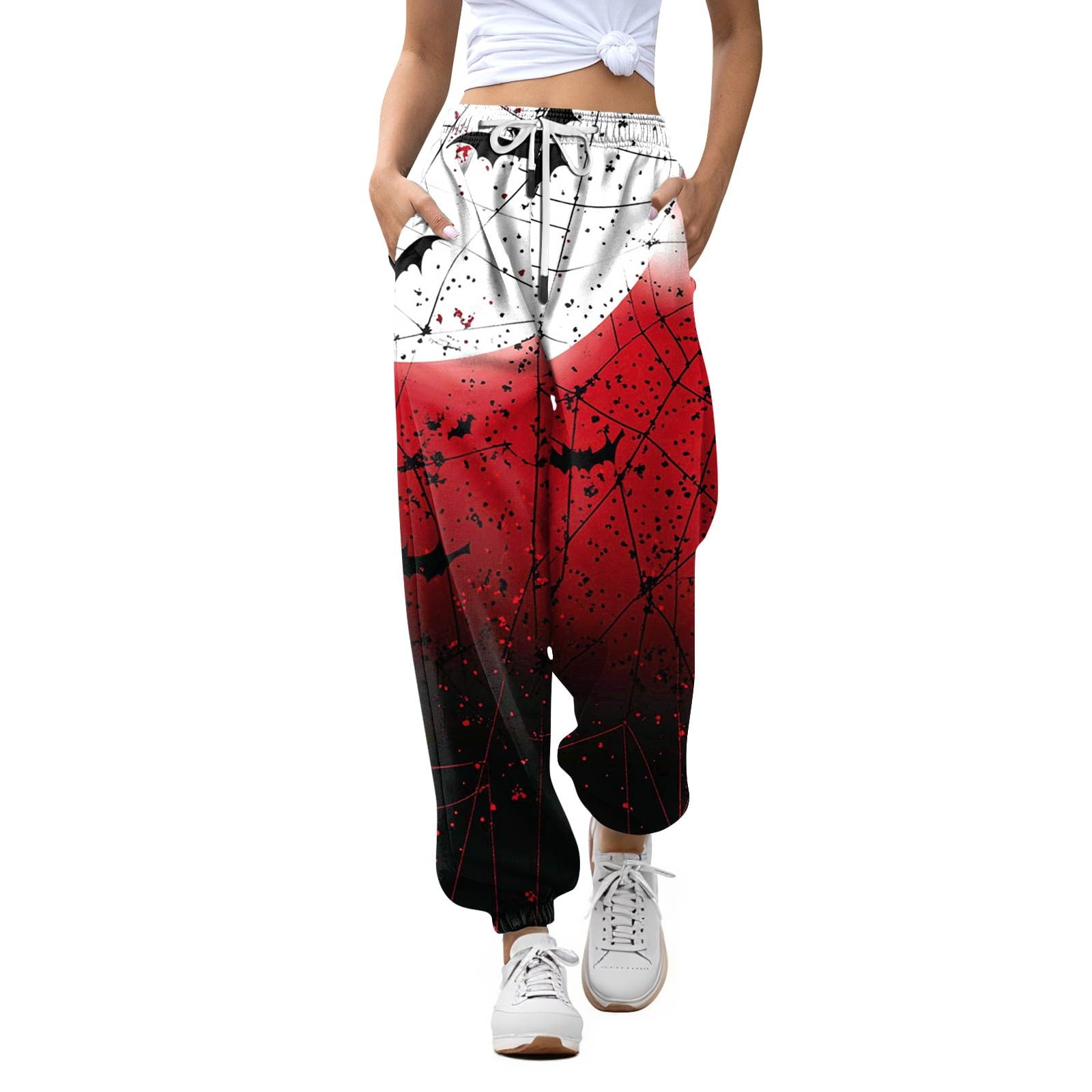 DORKASM Halloween Pajama Sweatpants for Women Easy Straight Leg Work Pj ...