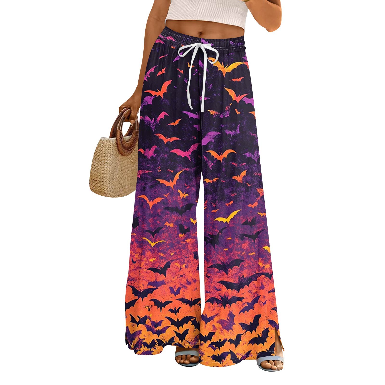 DORKASM Halloween Pj Pants for Women Easy Loose Spooky Pajama Pants ...
