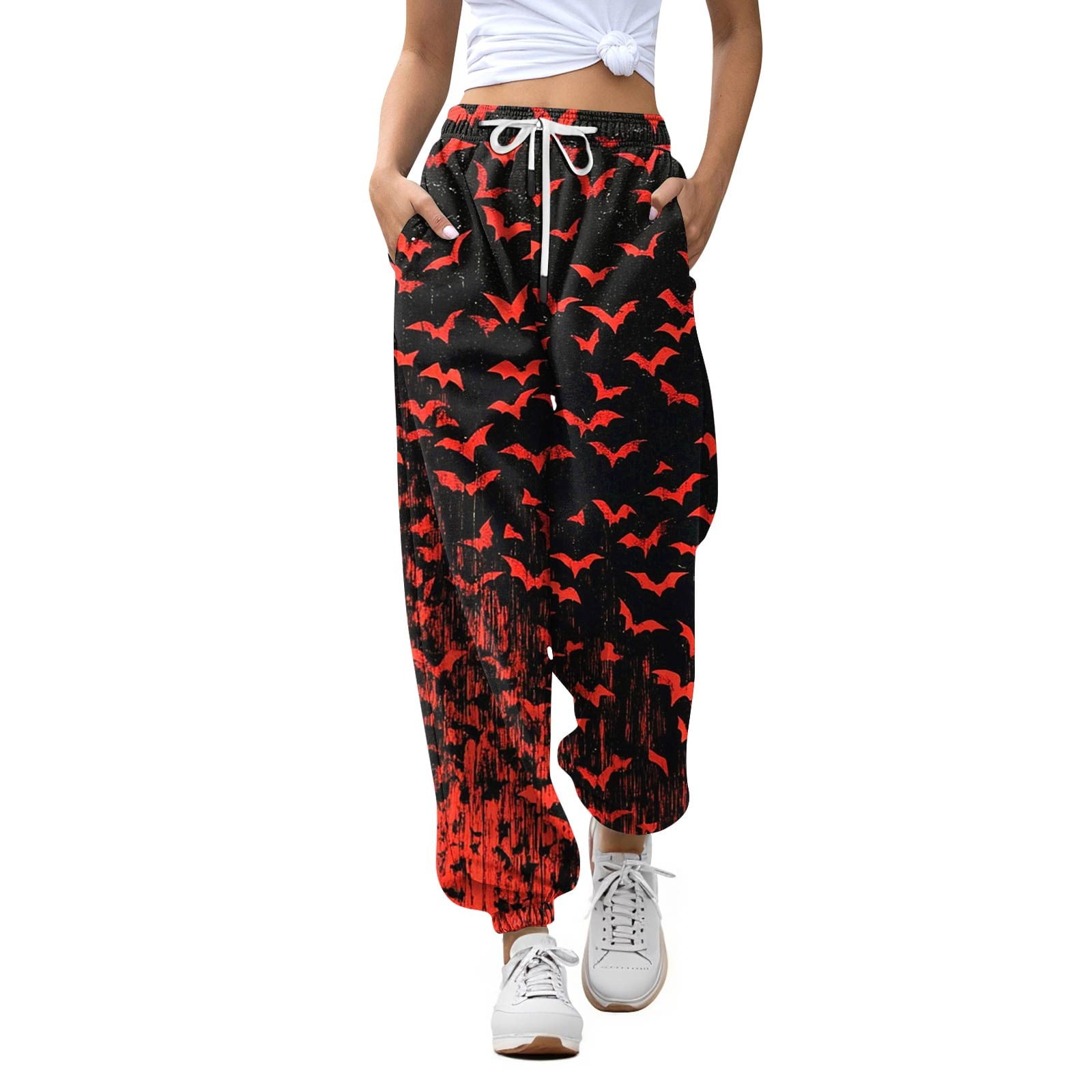 DORKASM Halloween Pj Sweatpants for Women Fall Loose Drawing Casual ...