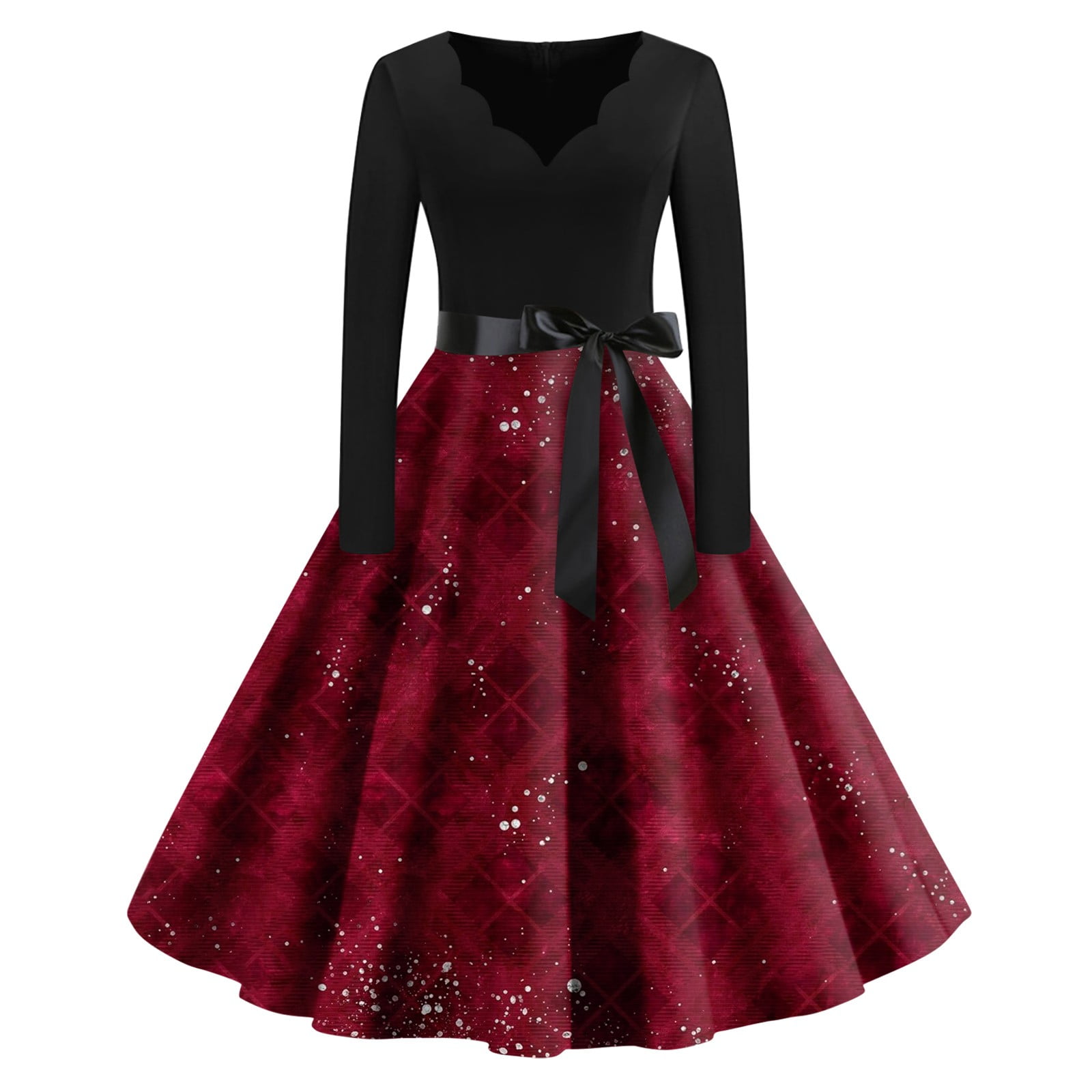 DORKASM Halloween Retro Dresses for Adult Plus Size Cheap Para V Neck ...