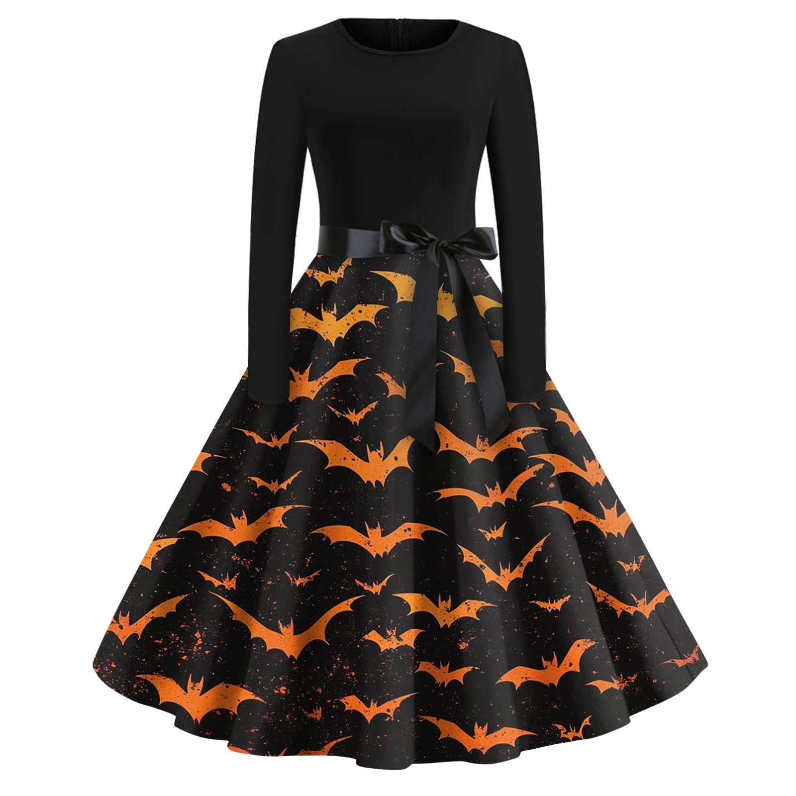DORKASM Halloween Retro Dresses for Women Plus Size Witches Spooky Easy ...