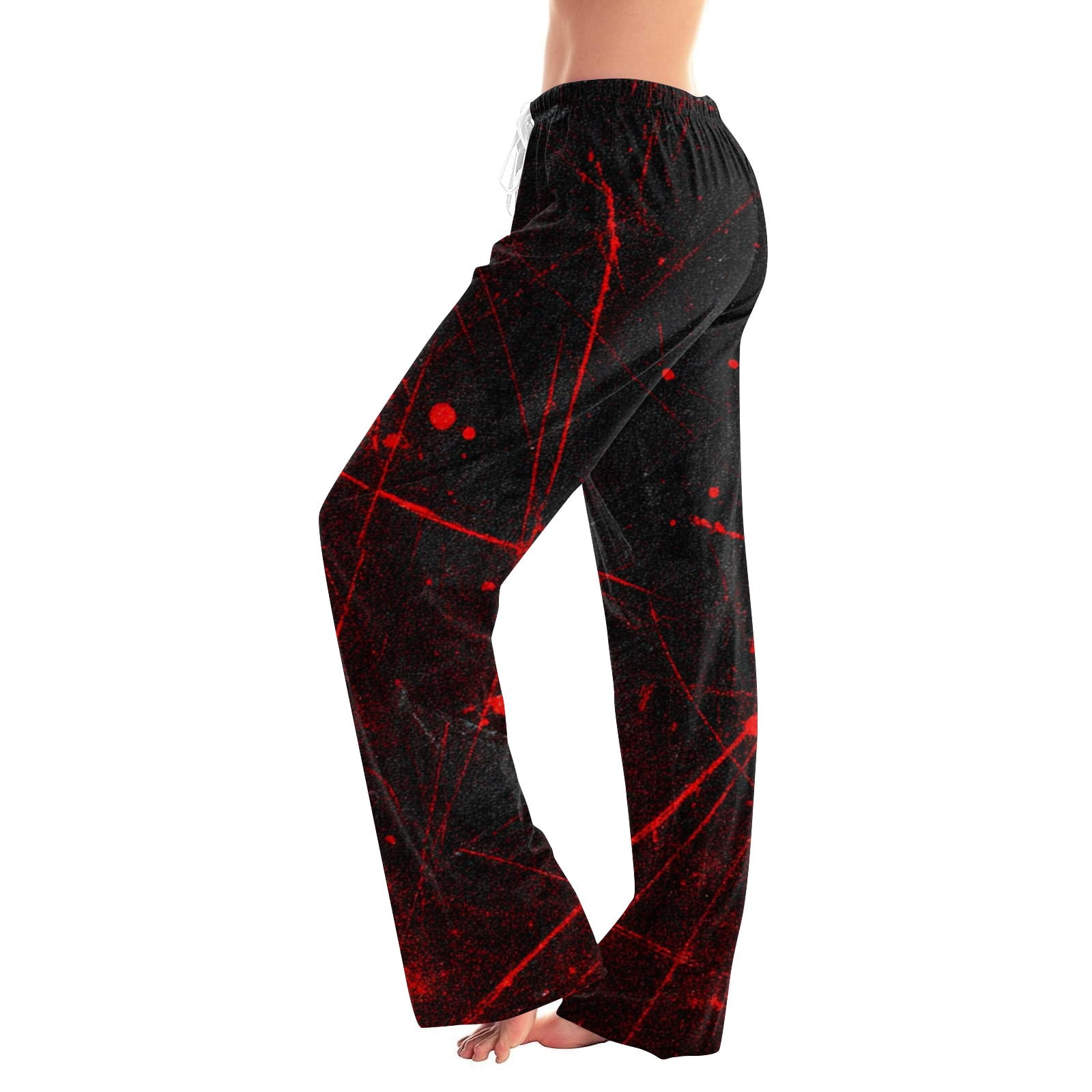 DORKASM Halloween Womens Pajama Pants Casual Loose Scary Pj Pants ...