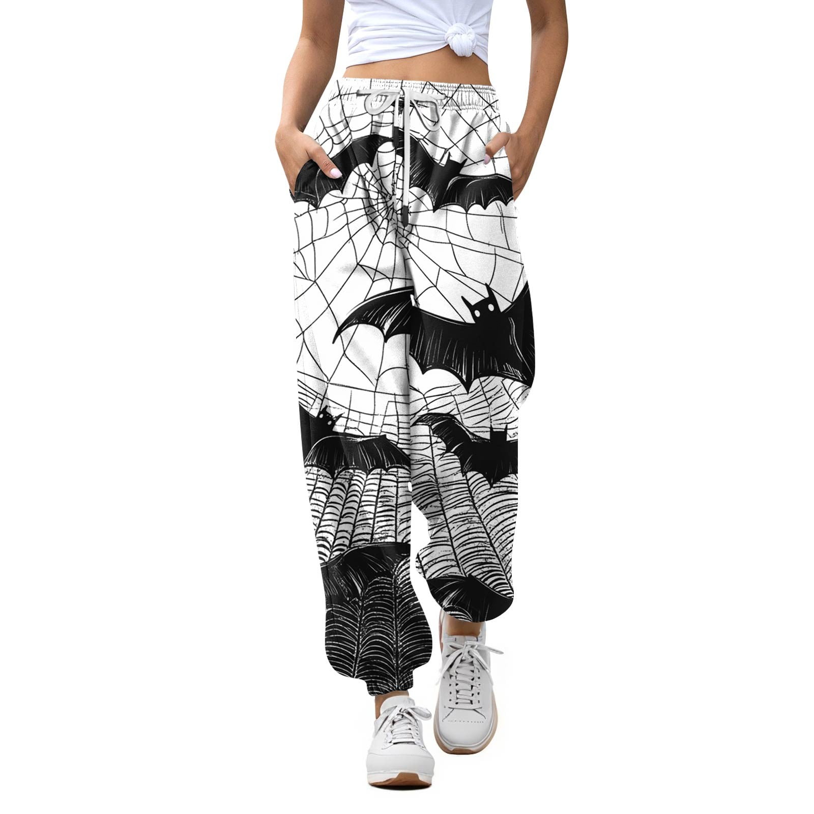 DORKASM Halloween Womens Pajama Sweatpants 2025 Pumpkin Face Scary Pj ...