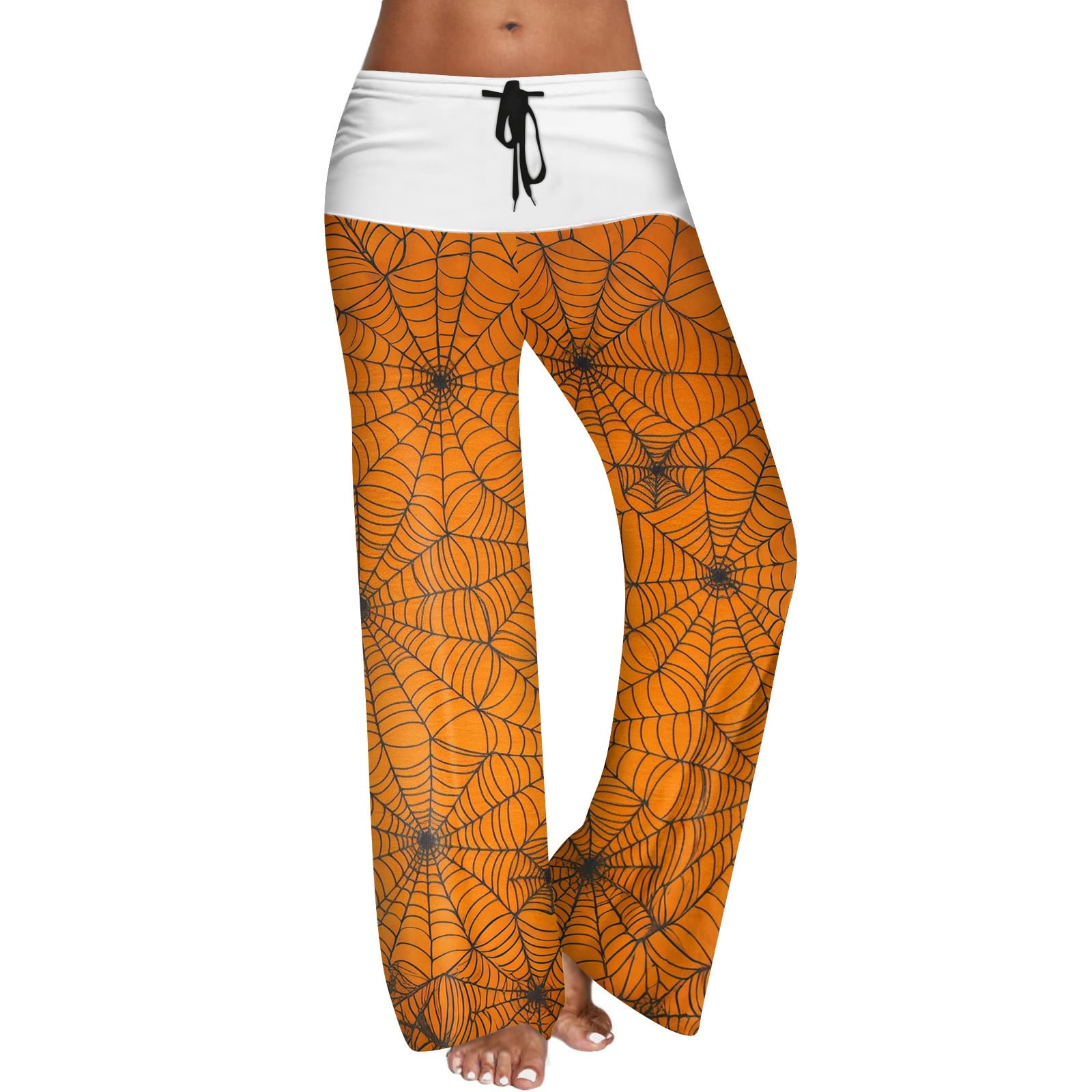DORKASM Halloween Womens Pj Pants Trendy Loose Drawing Graphic Pajama ...