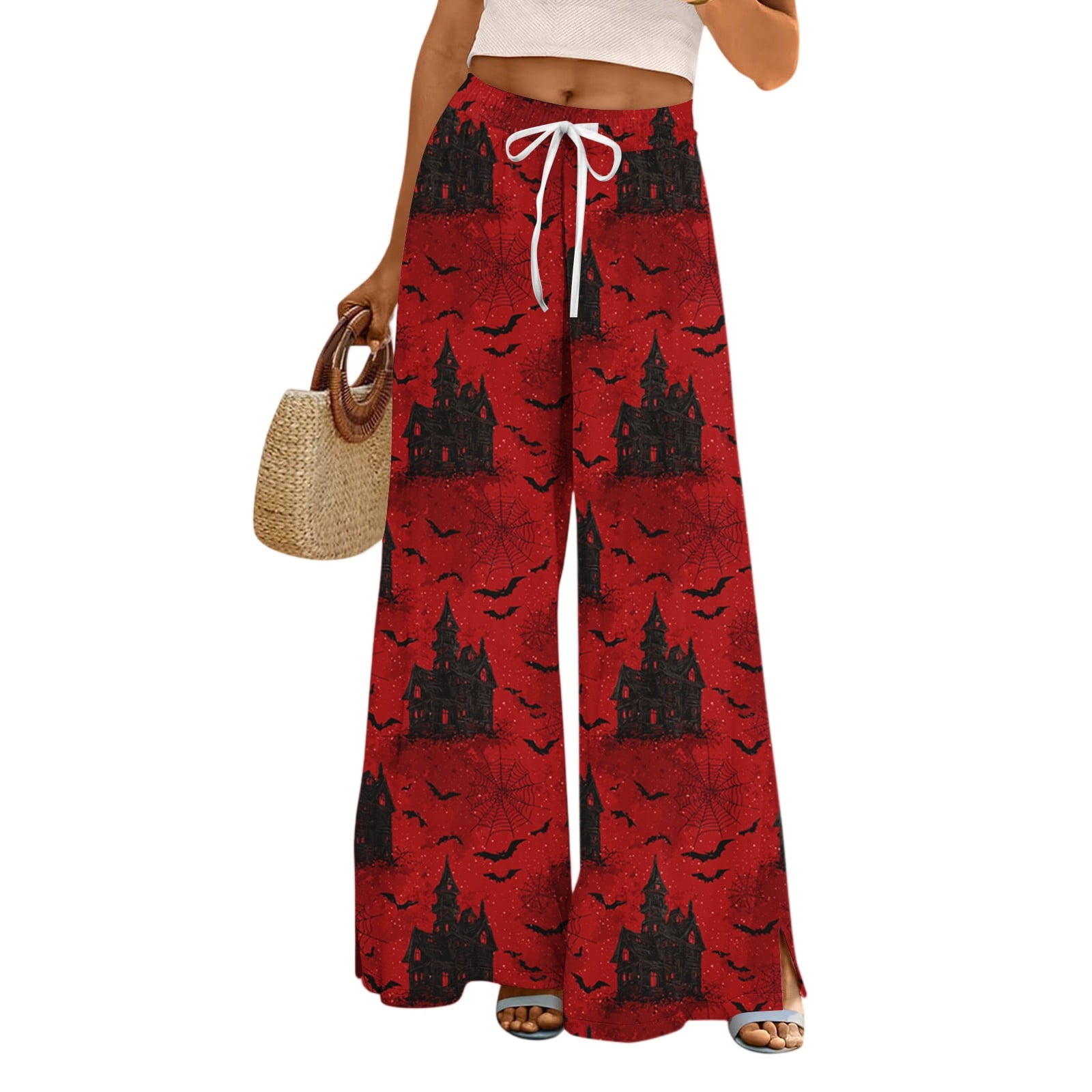 DORKASM Halloween Womens Pj Pants Winter Drawing Graphic Pajama Pants ...