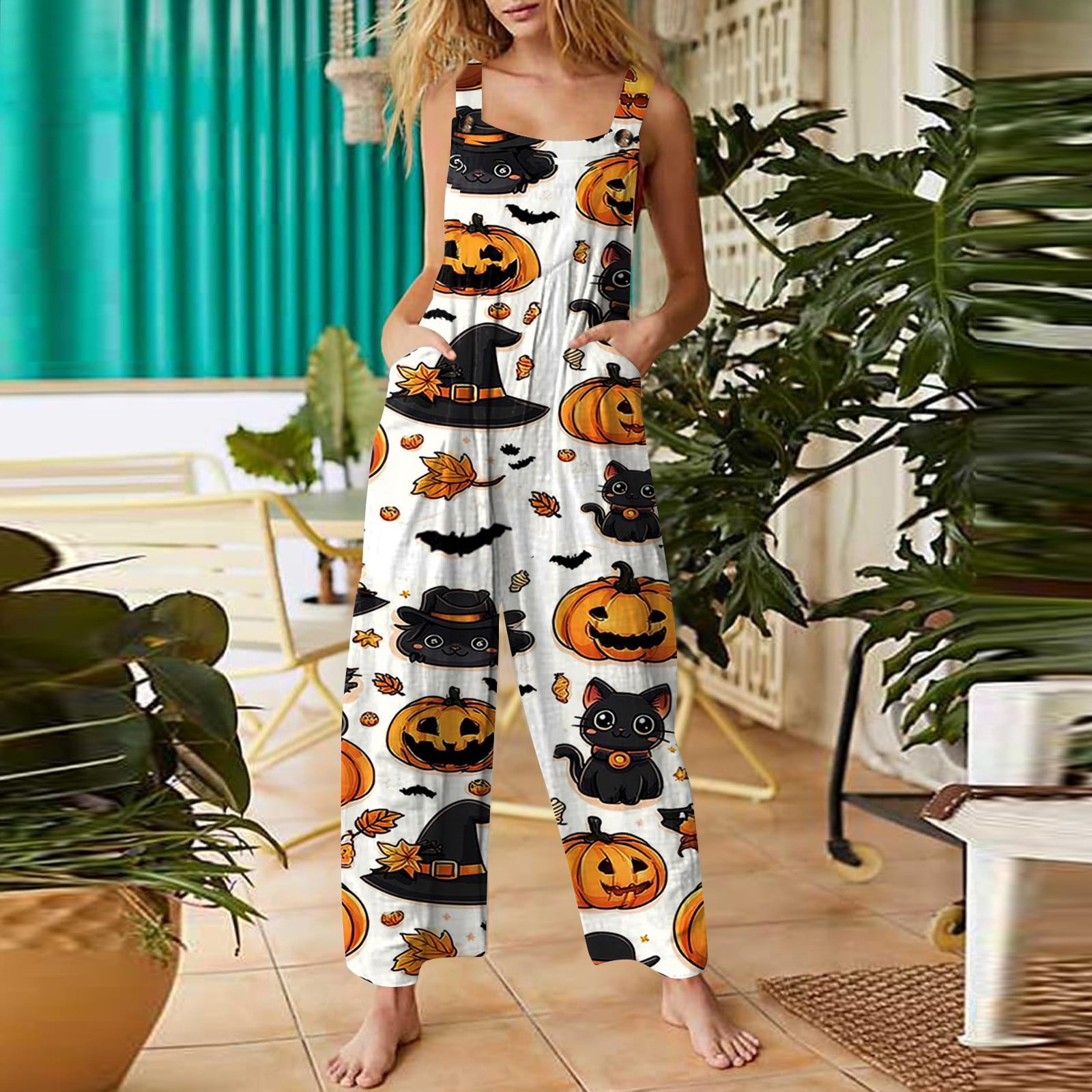 DORKASM Halloween Womens Pj Romper Scary Straight Trendy Pajama ...