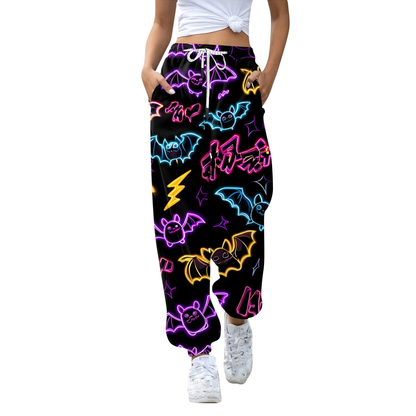 DORKASM Halloween Womens Pj Sweatpants Fall Mid Waist Easy Pajama ...