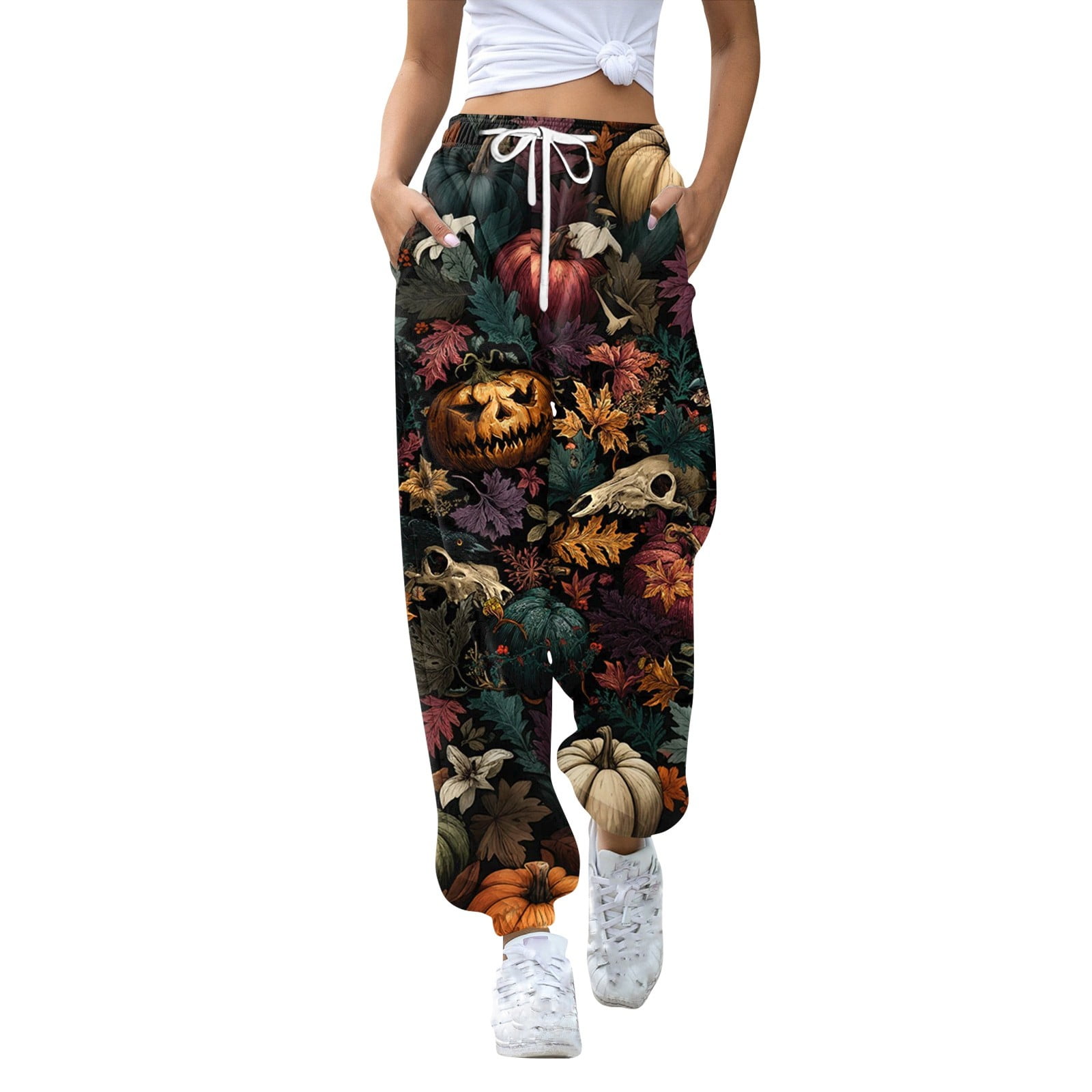 DORKASM Halloween Womens Pj Sweatpants Graphic Straight Leg Work Pajama ...