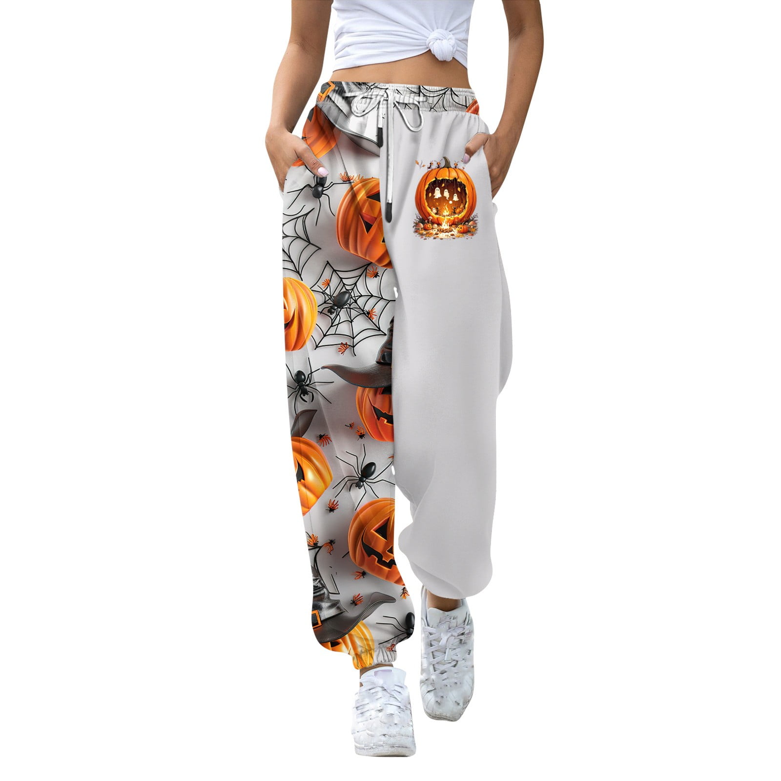 DORKASM Halloween Womens Pj Sweatpants Work Mid Waist Fall Pajama ...