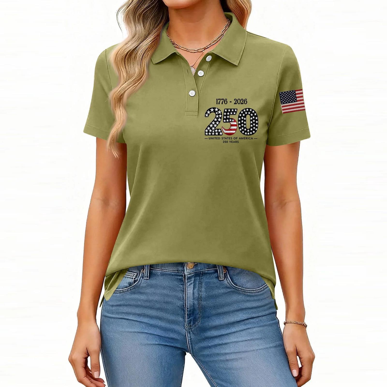 DORKASM Independence Day Freedom Tops Short Sleeve Causal 250th ...